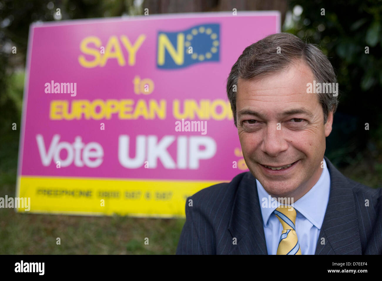 UK Independence Party leader Nigel Farage Stock Photo - Alamy