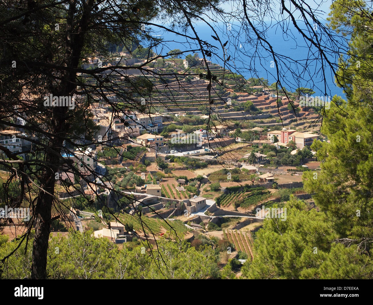 An idyllic village on Majorca island Stock Photo - Alamy