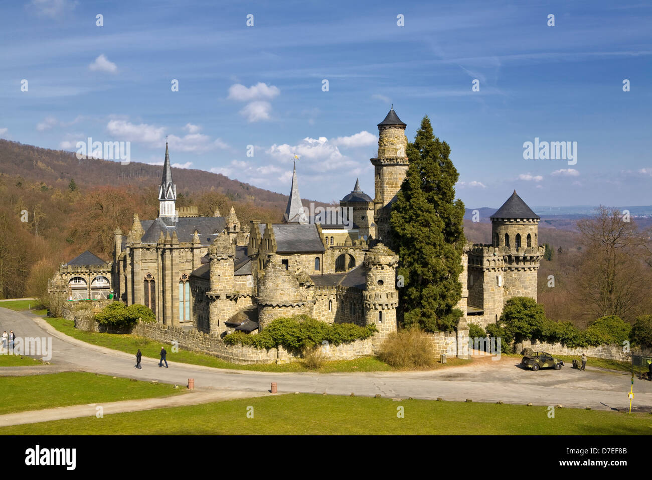 German medieval fortress Lowenburg, Kassel Stock Photo - Alamy