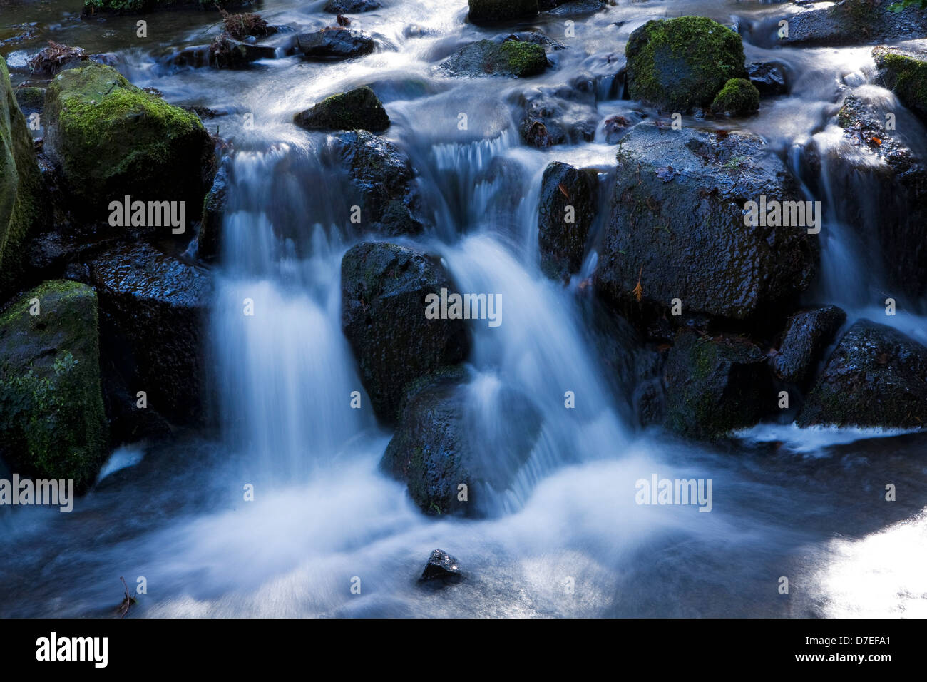 Waterfall and riverstream Stock Photo - Alamy