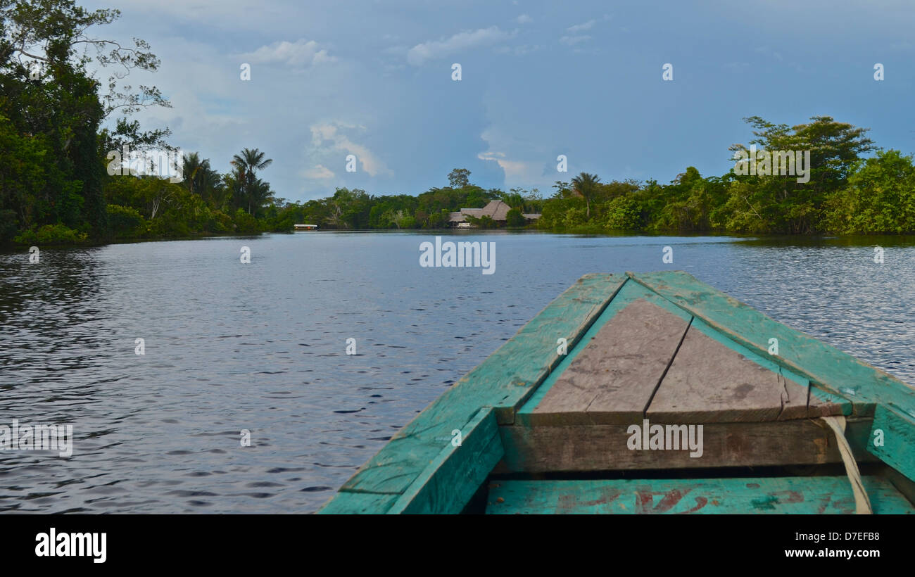 Sailing on the Amazon River. Iquitos, Peru Stock Photo - Alamy