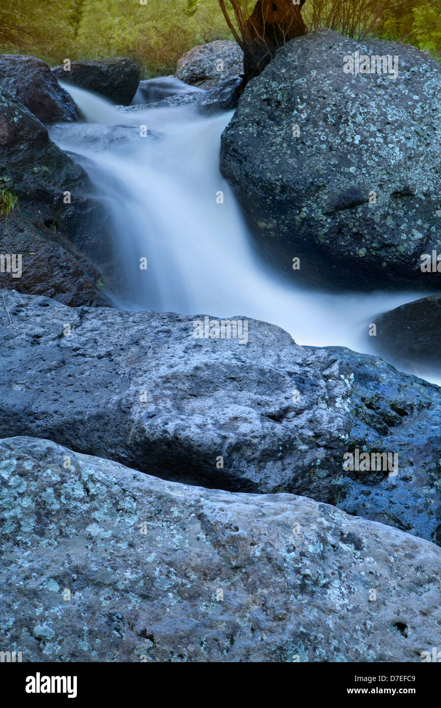 Waterfall and riverstream Stock Photo - Alamy