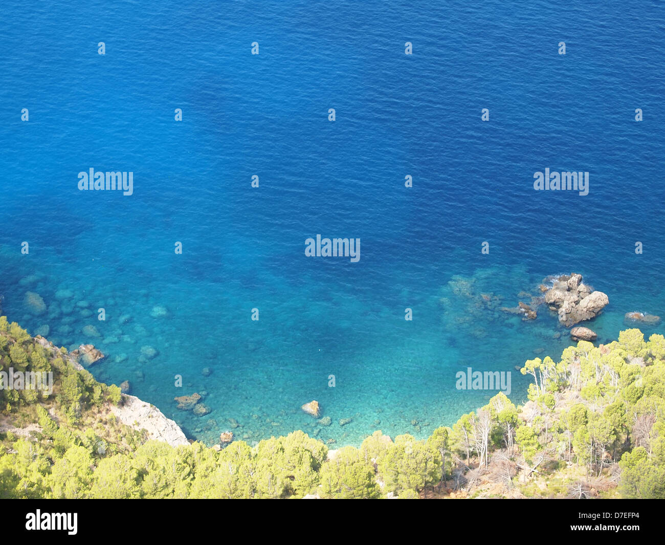 A calm bay in Majorca Stock Photo - Alamy