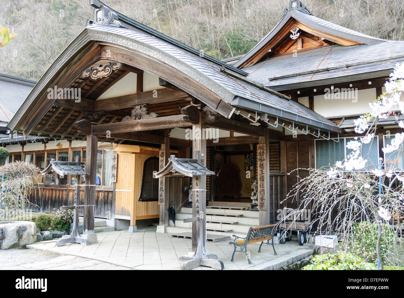 Temple residence; priest's quarters Stock Photo - Alamy