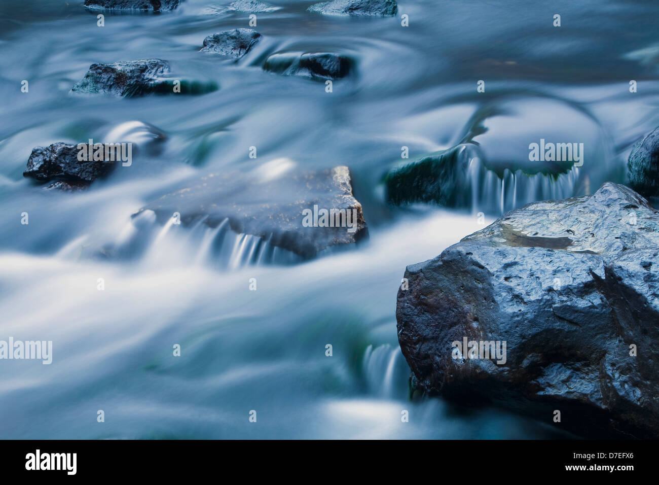 Waterfall and riverstream Stock Photo - Alamy