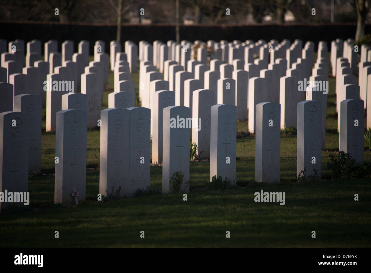 The British War Cemetery, Bayeux, France Stock Photo - Alamy