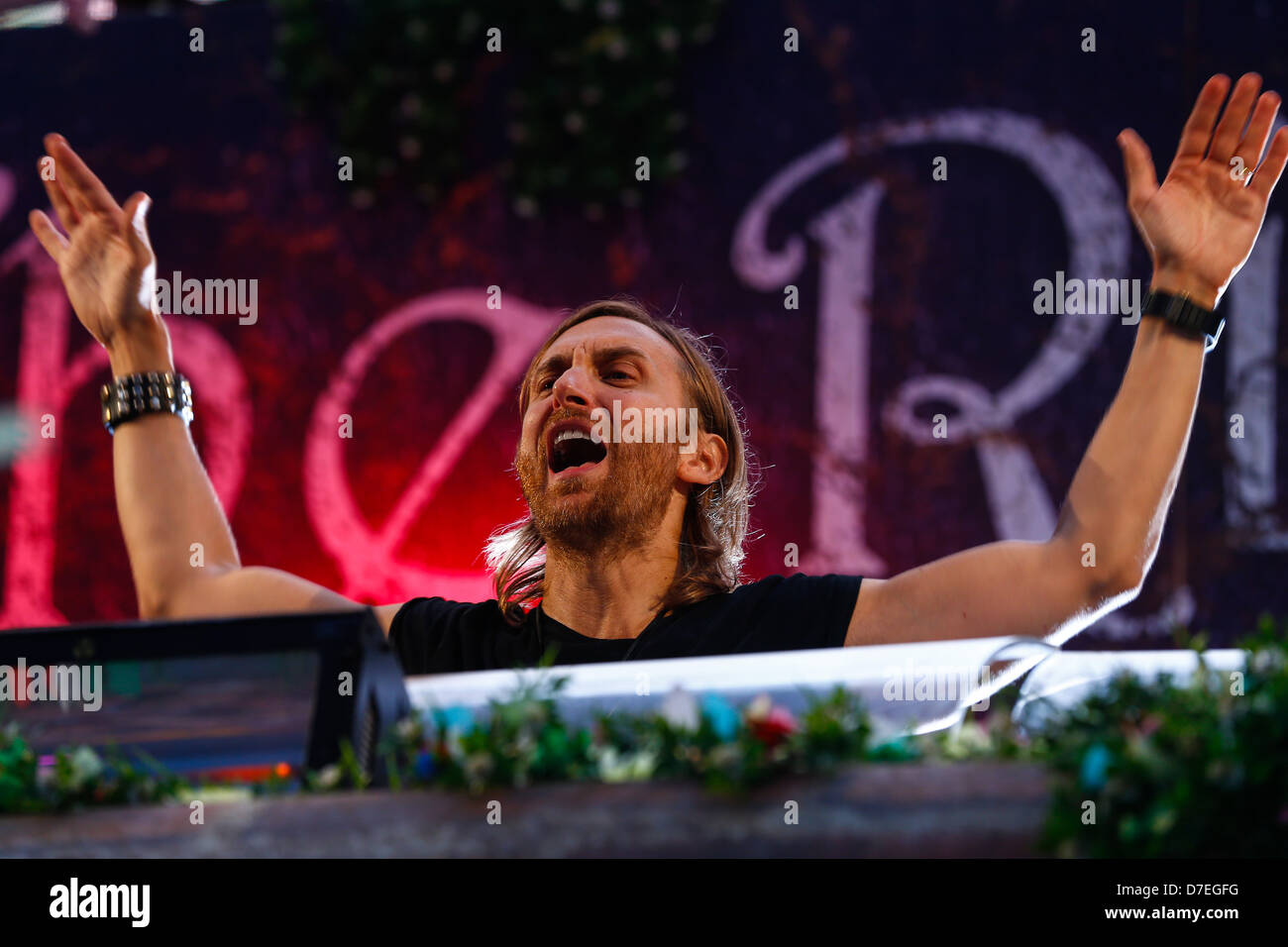DJMag top-20 DJ: David Guetta Stock Photo - Alamy
