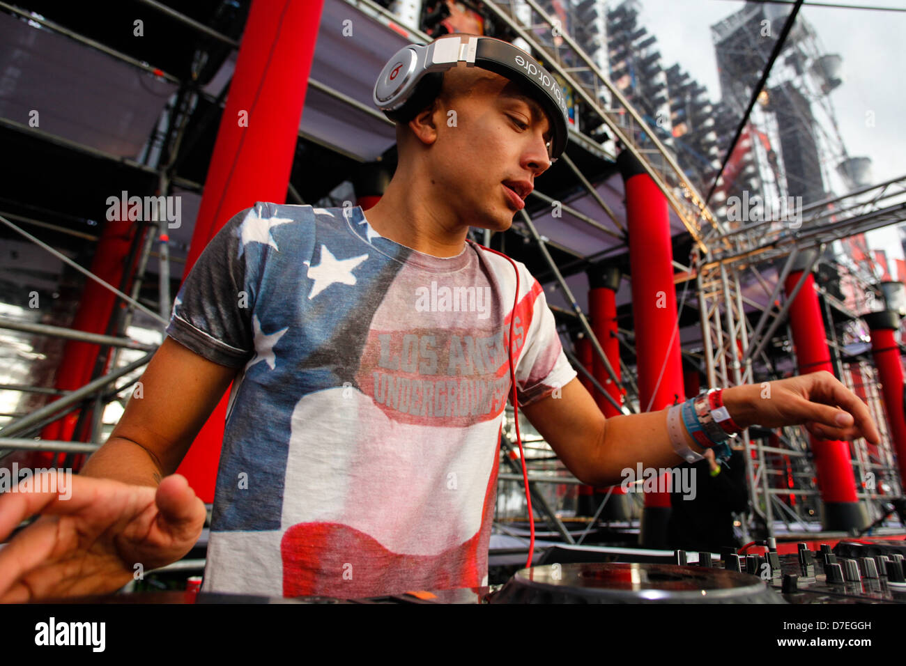DJMag top-20 DJ: Headhunterz Stock Photo - Alamy