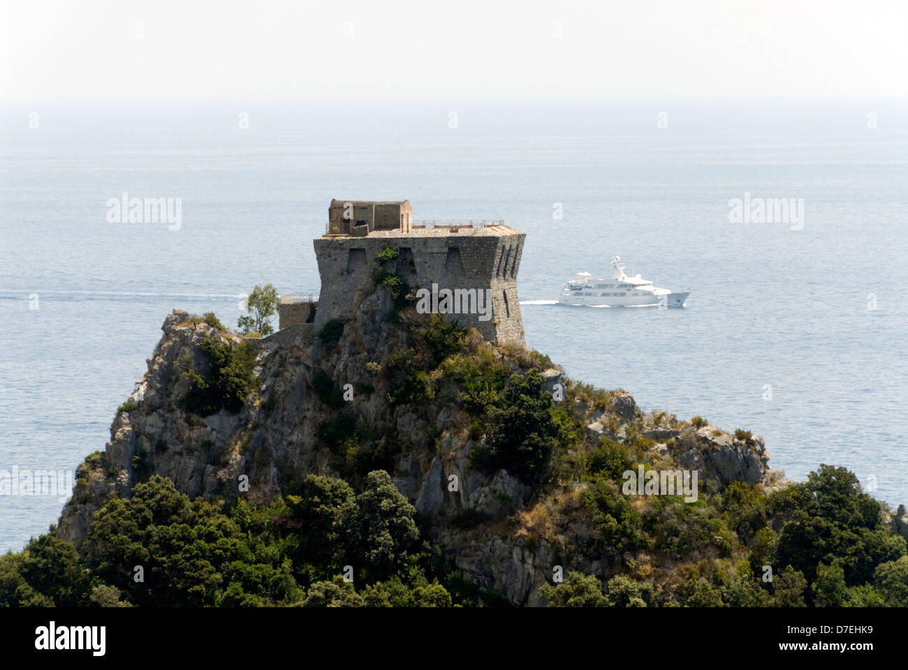Conca dei Marini. Italy. View the Capo di Conca which is located near ...