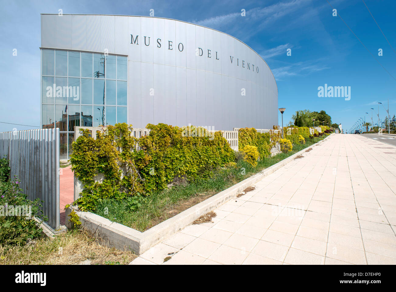 La Muela, Saragossa, Spain. 6th May 2013. The Small wind-swept village ...