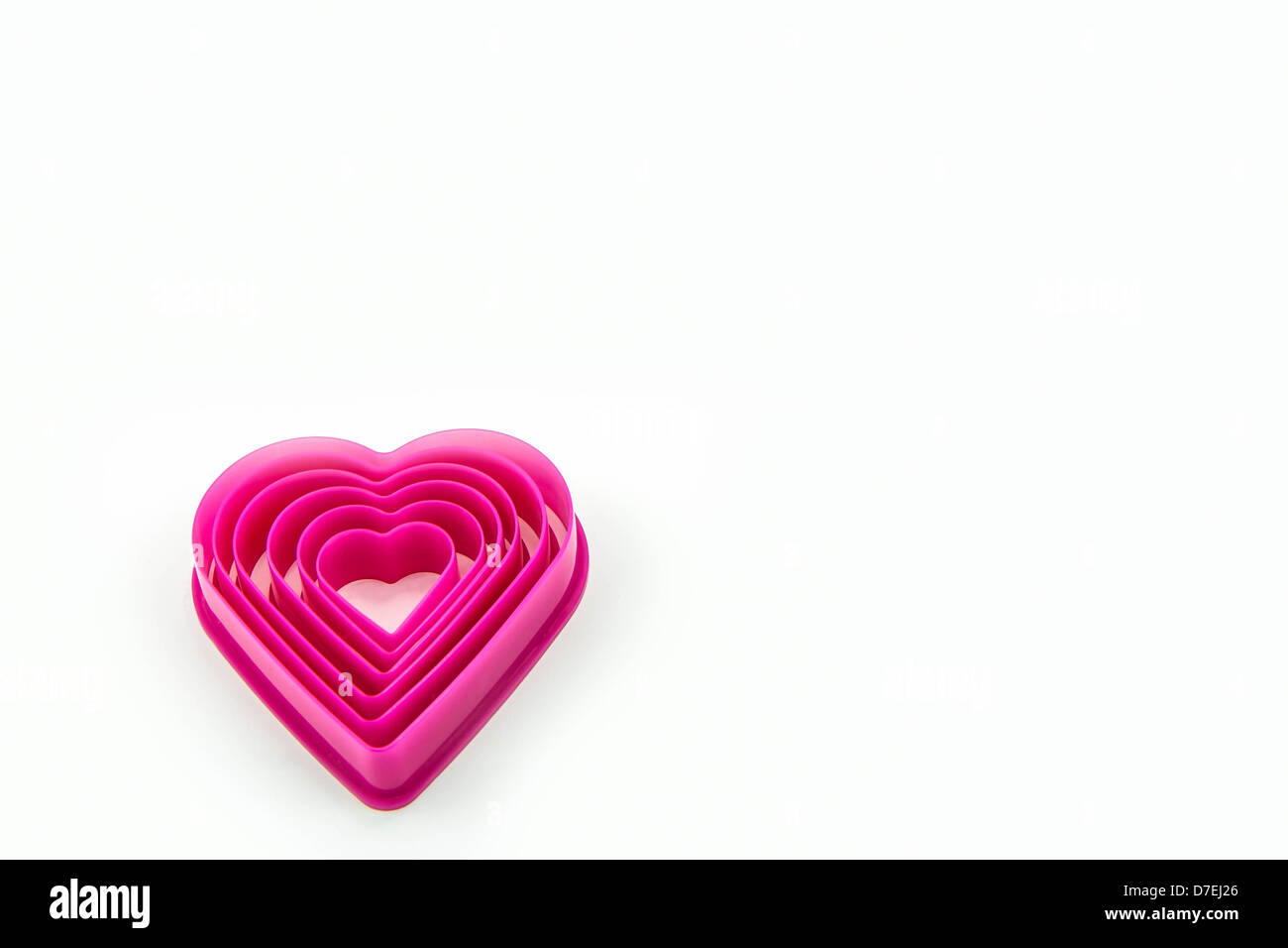 Love hearts Layer Stock Photo - Alamy