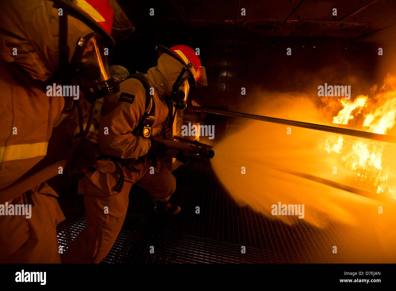 Shipboard firefighting hi-res stock photography and images - Alamy