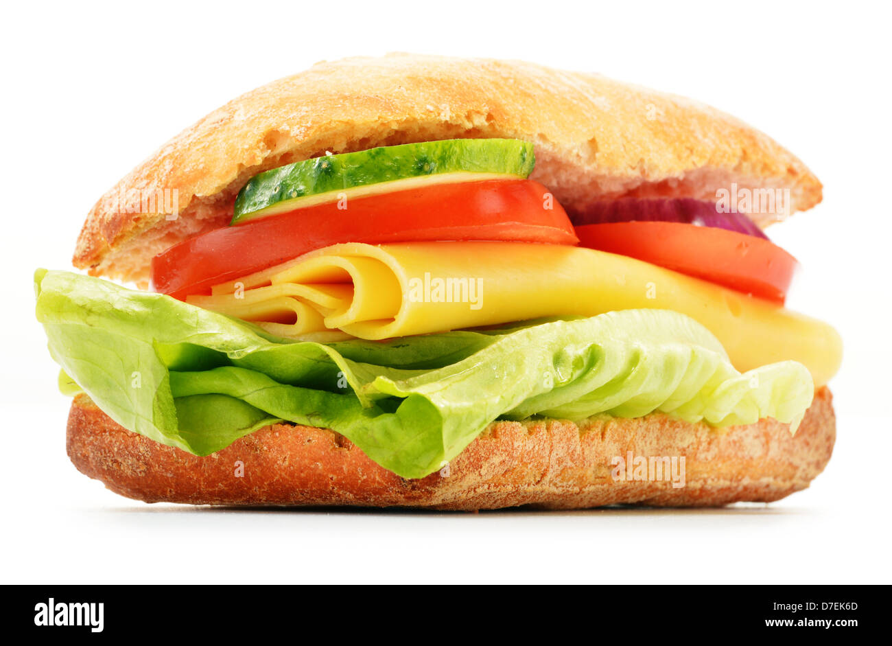 Composition with sandwich Stock Photo - Alamy