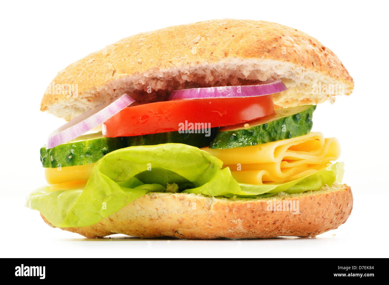 Composition with sandwich Stock Photo - Alamy