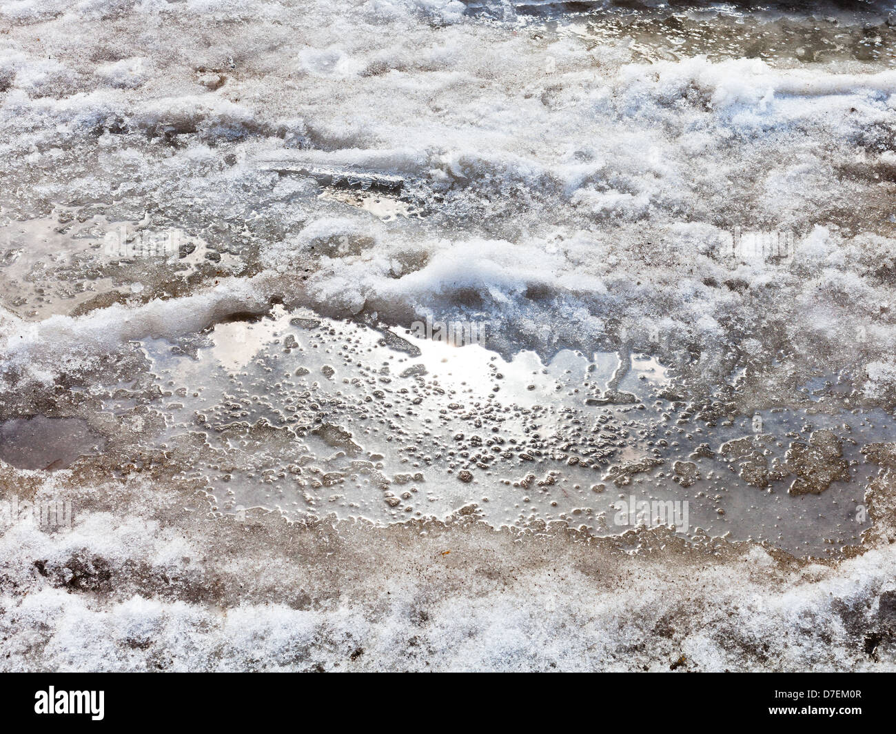 Melting of snow hi-res stock photography and images - Alamy