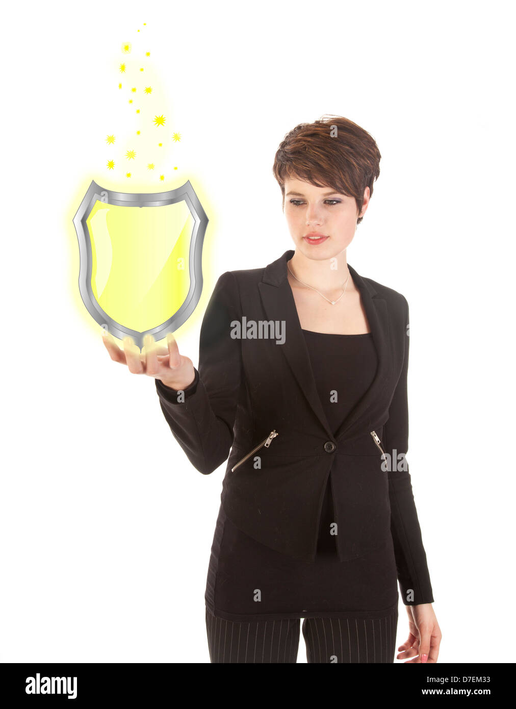 Shield silhouette hi-res stock photography and images - Alamy