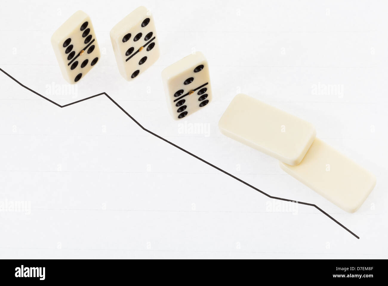 Sales graph decline hi-res stock photography and images - Alamy