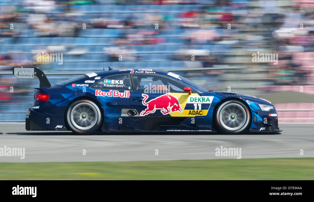 Swedish DTM racing driver Mathias Ekstroem of Audi Team Abt Sportsline ...