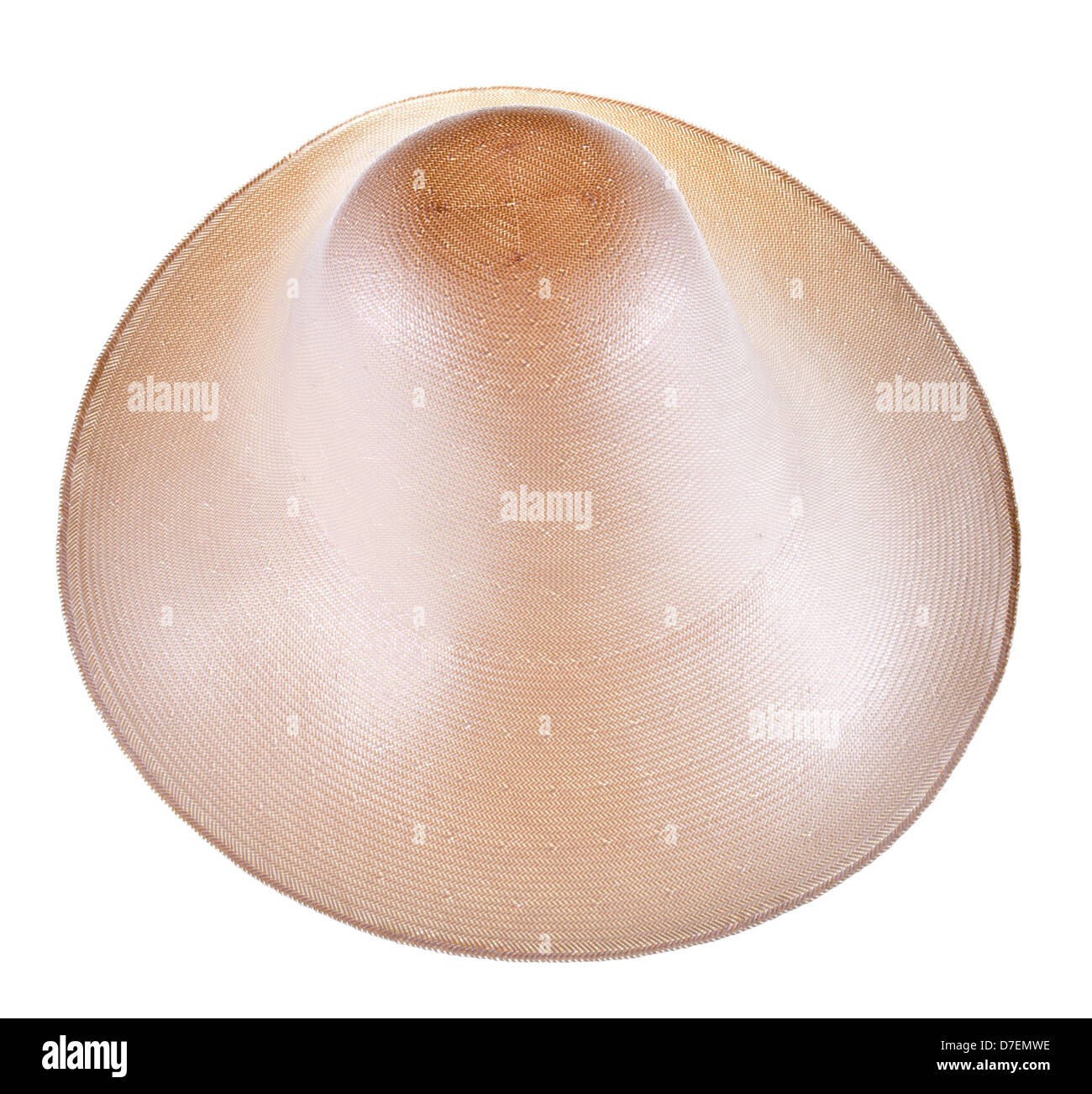 simple country straw hat isolated on white background Stock Photo - Alamy