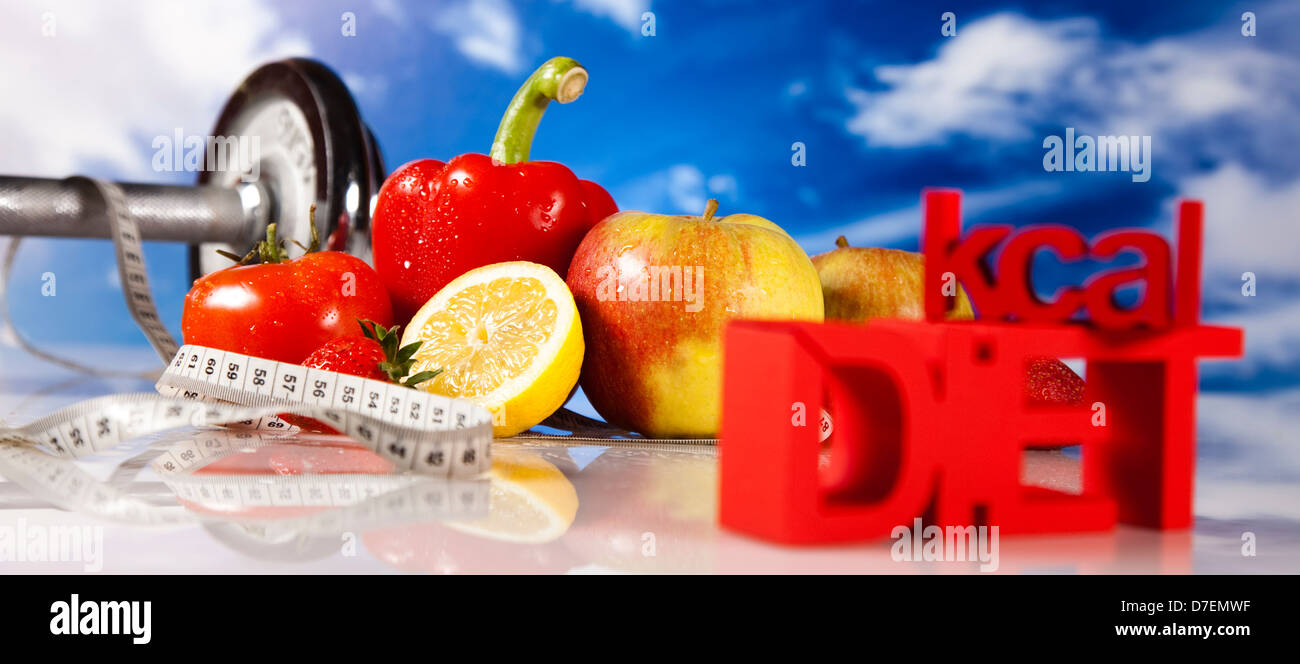 Fitness food, diet time Stock Photo - Alamy