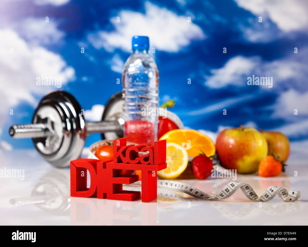 Fitness food, diet time Stock Photo - Alamy