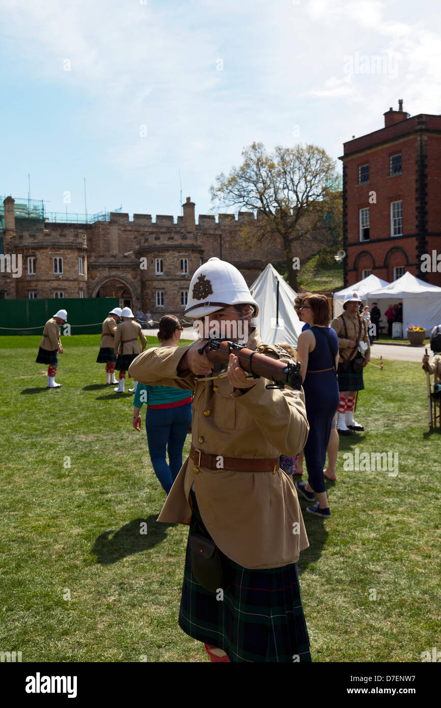 Lincoln, UK. 6th May, 2013. Victorian Weekend at Lincoln Castle in ...