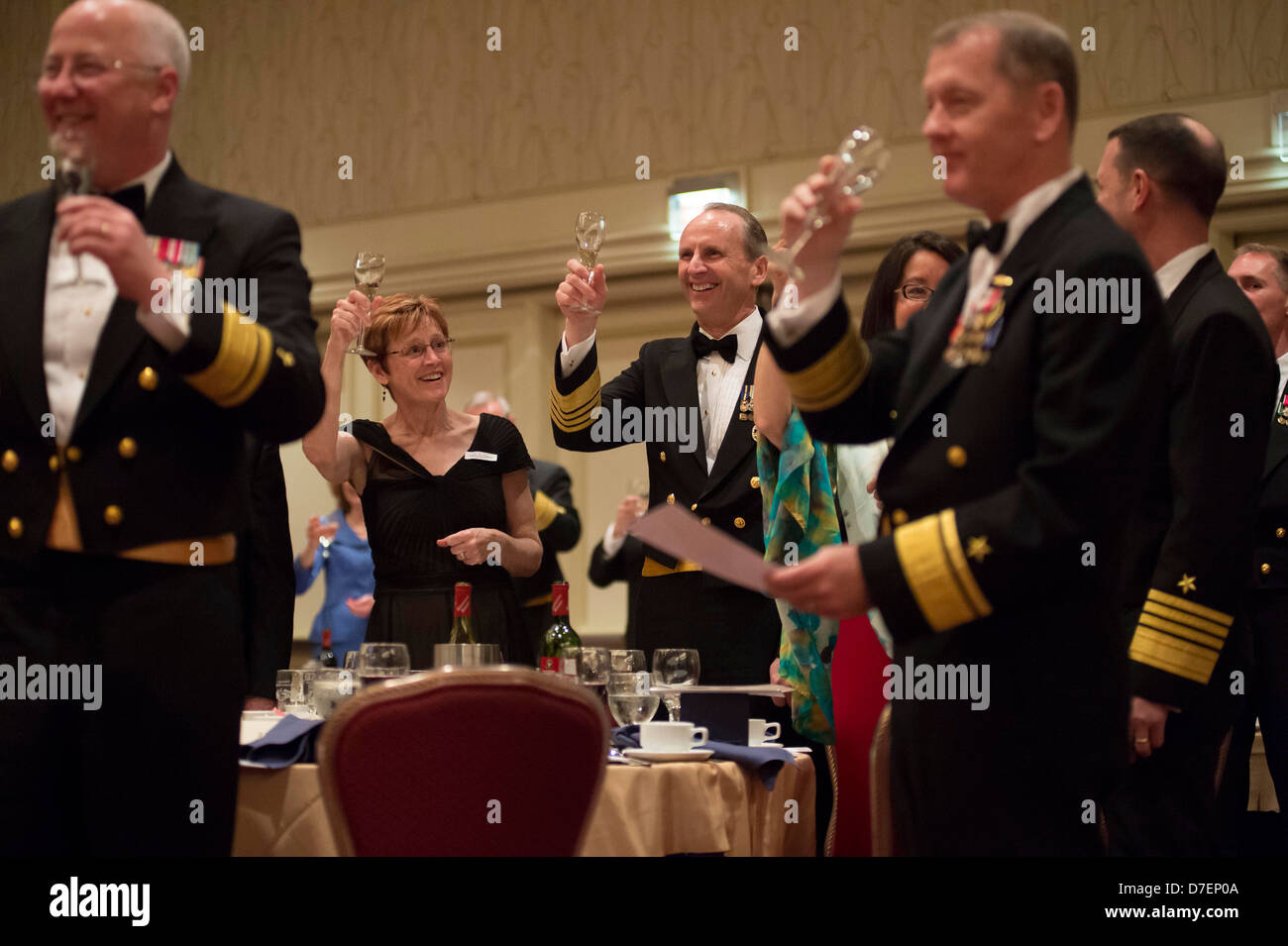 CNO toast to the Navy Stock Photo - Alamy
