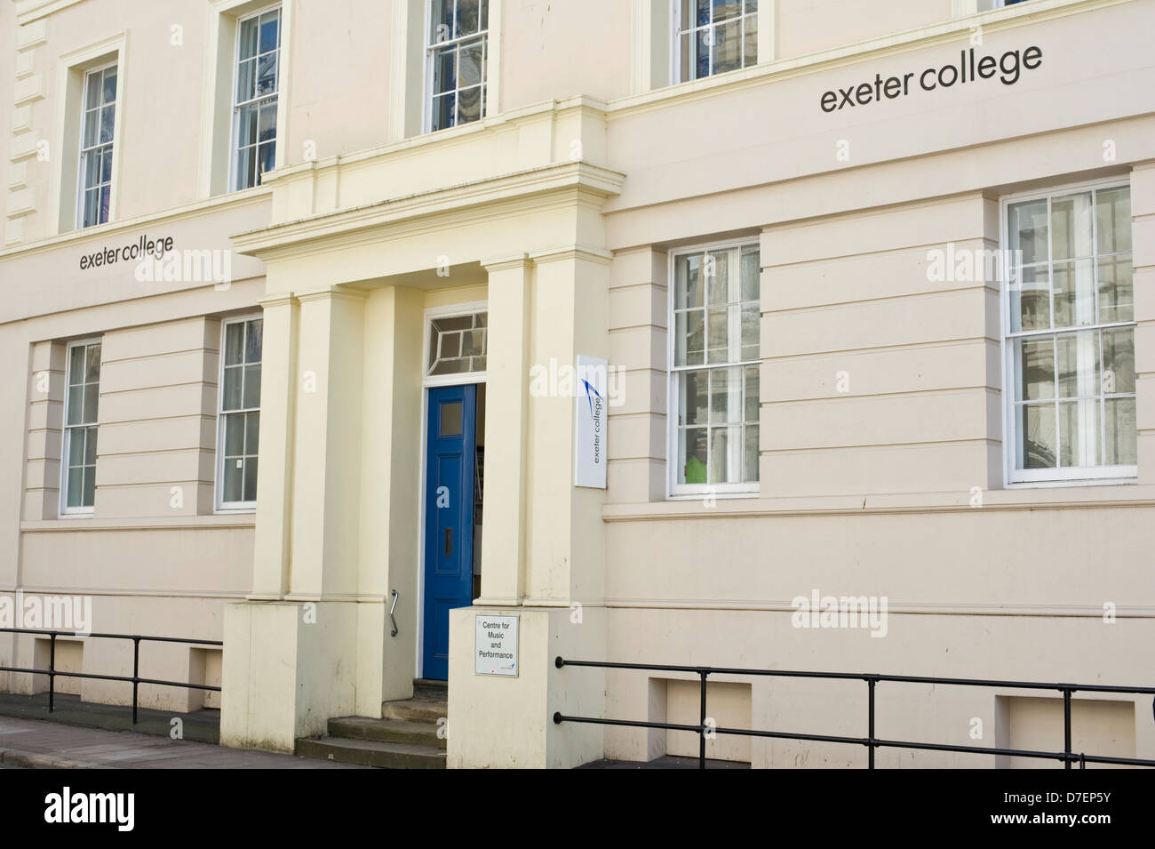 Exterior of Exeter College Exeter Devon England UK Stock Photo - Alamy