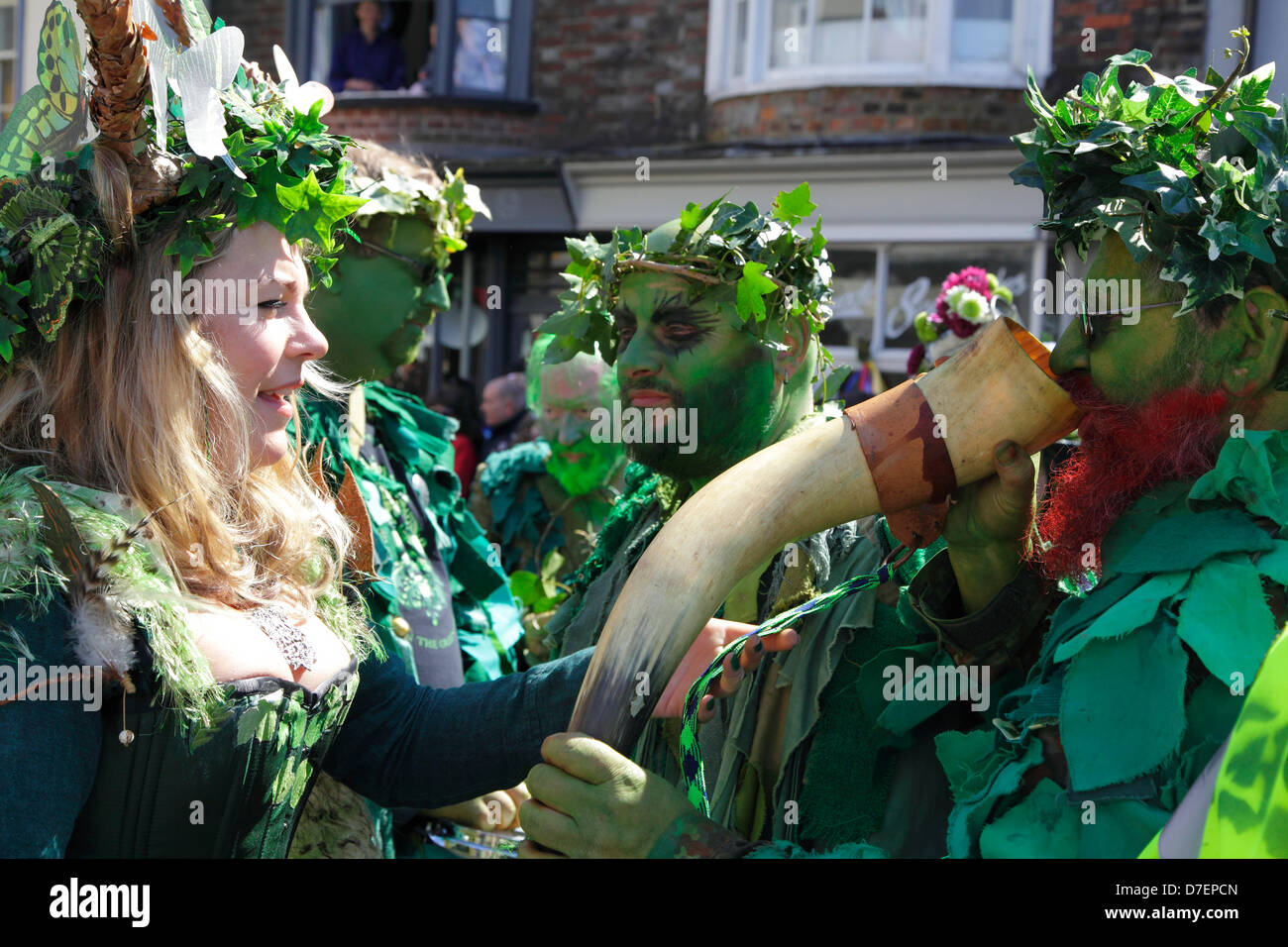 Hastings, Sussex, UK. 6th May 2013. Jack in the Green, Hastings, East ...