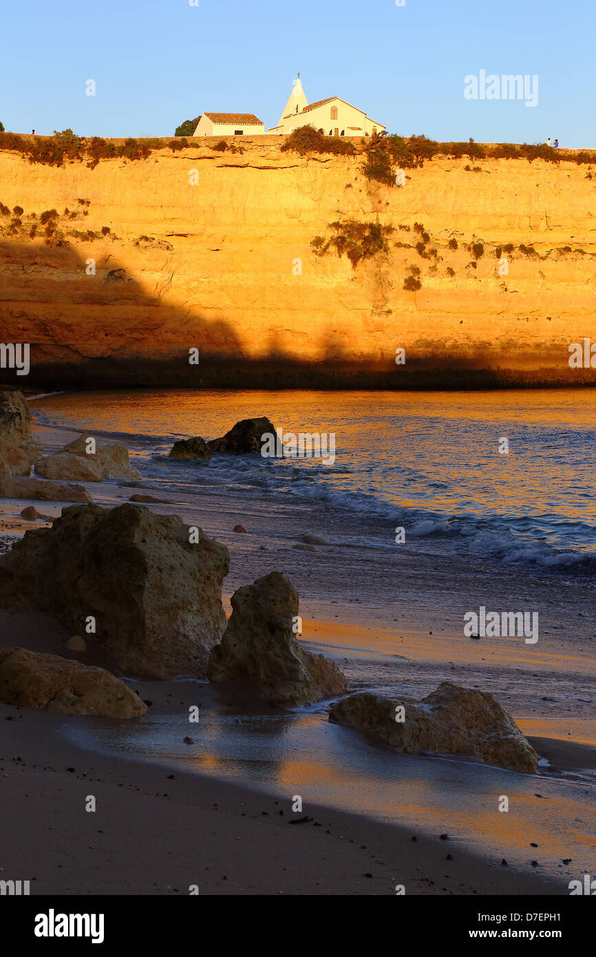 Chapel Senhora da Rocha, Porches, Portugal Stock Photo - Alamy