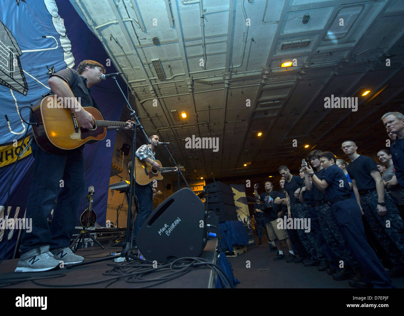 Pat McGee Band performs aboard IKE Stock Photo - Alamy