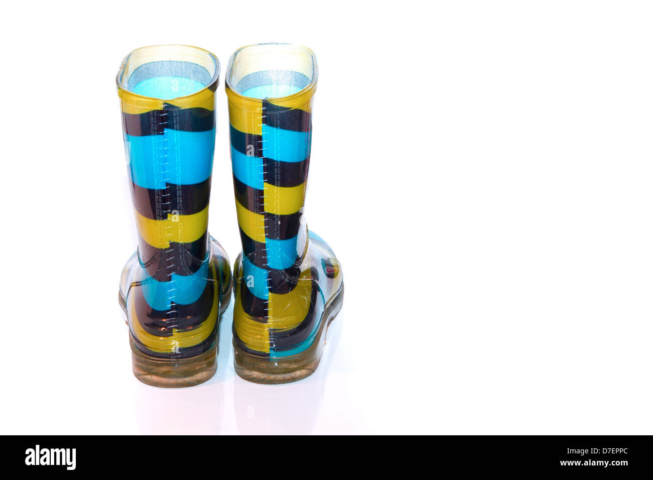 Wellie boots illustration Cut Out Stock Images & Pictures - Alamy