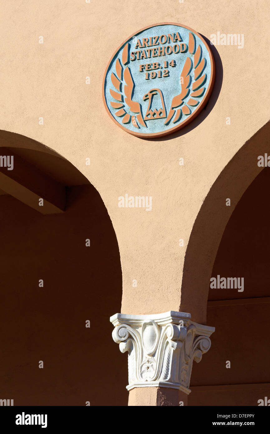 Crest on Yuma County Administration Building,Yuma,Arizona,USA Stock ...