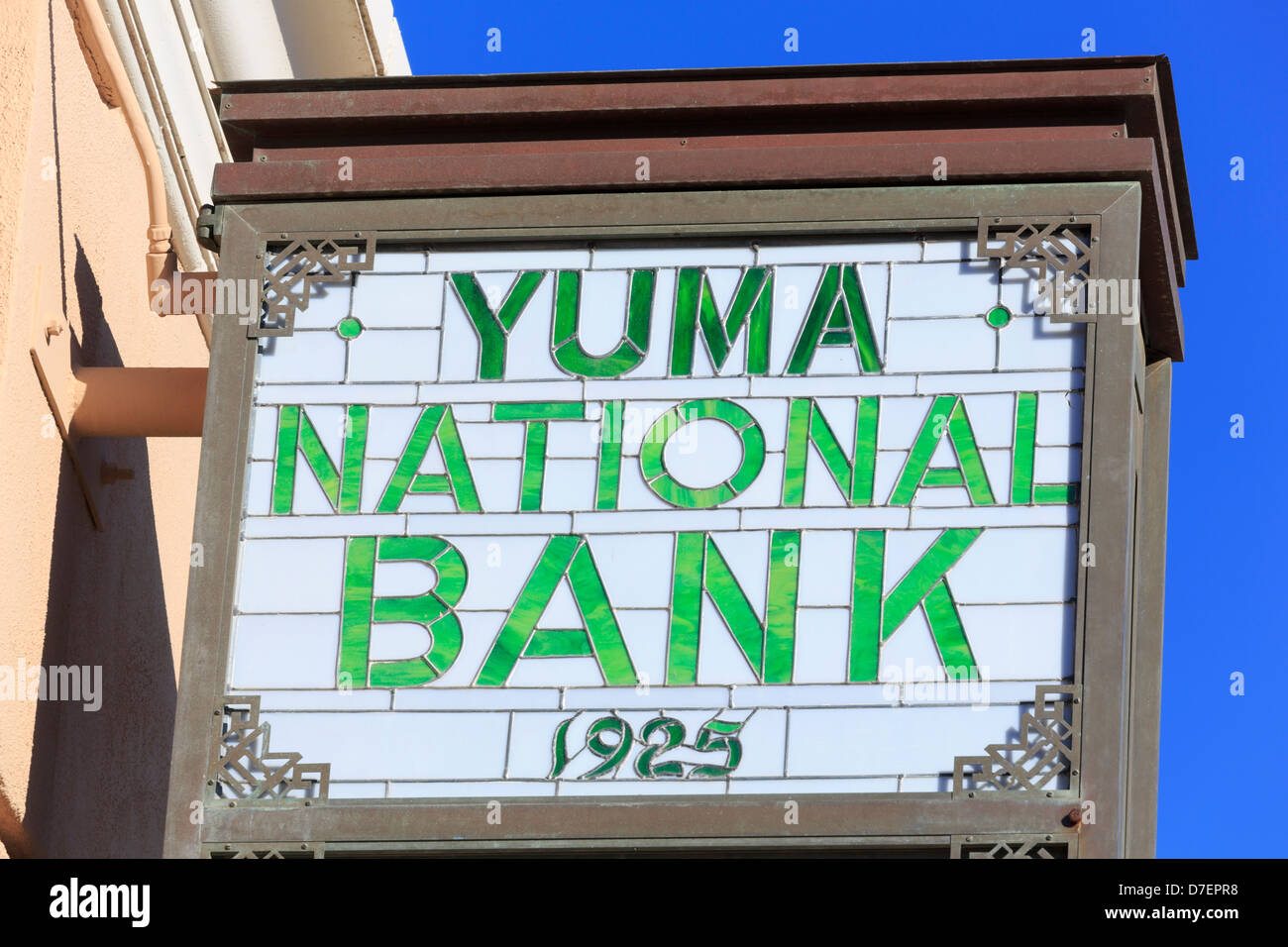 Clock on Yuma County Administration Building,Yuma,Arizona,USA Stock ...