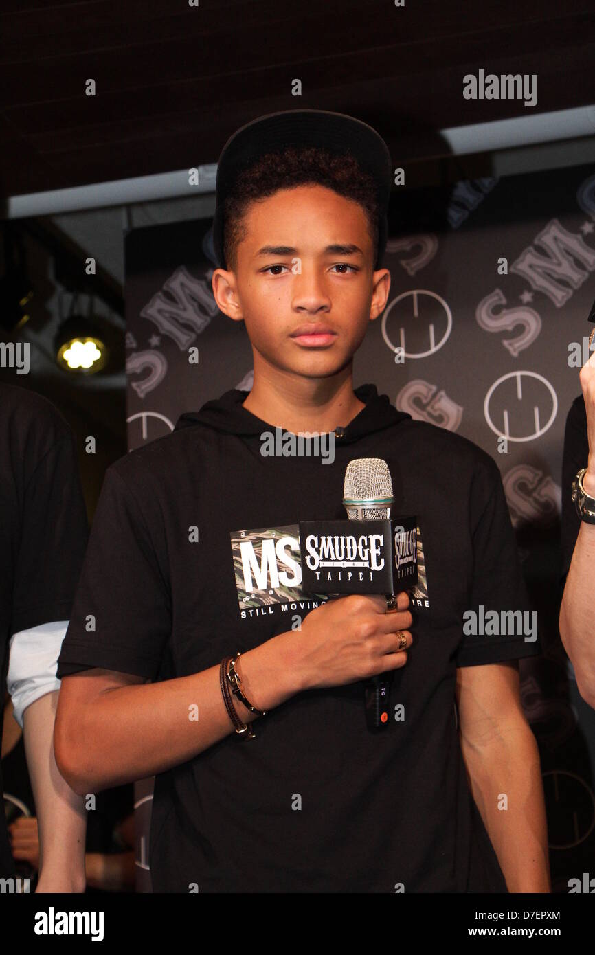 Jaden Smith attended press conference of his fashion brand with ...
