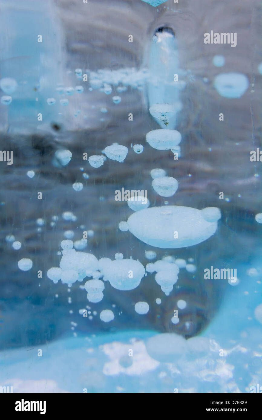 Detail of an ice block;Anchorage alaska united states of america Stock ...