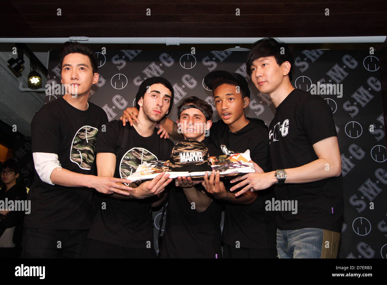 Jaden Smith attended press conference of his fashion brand with ...