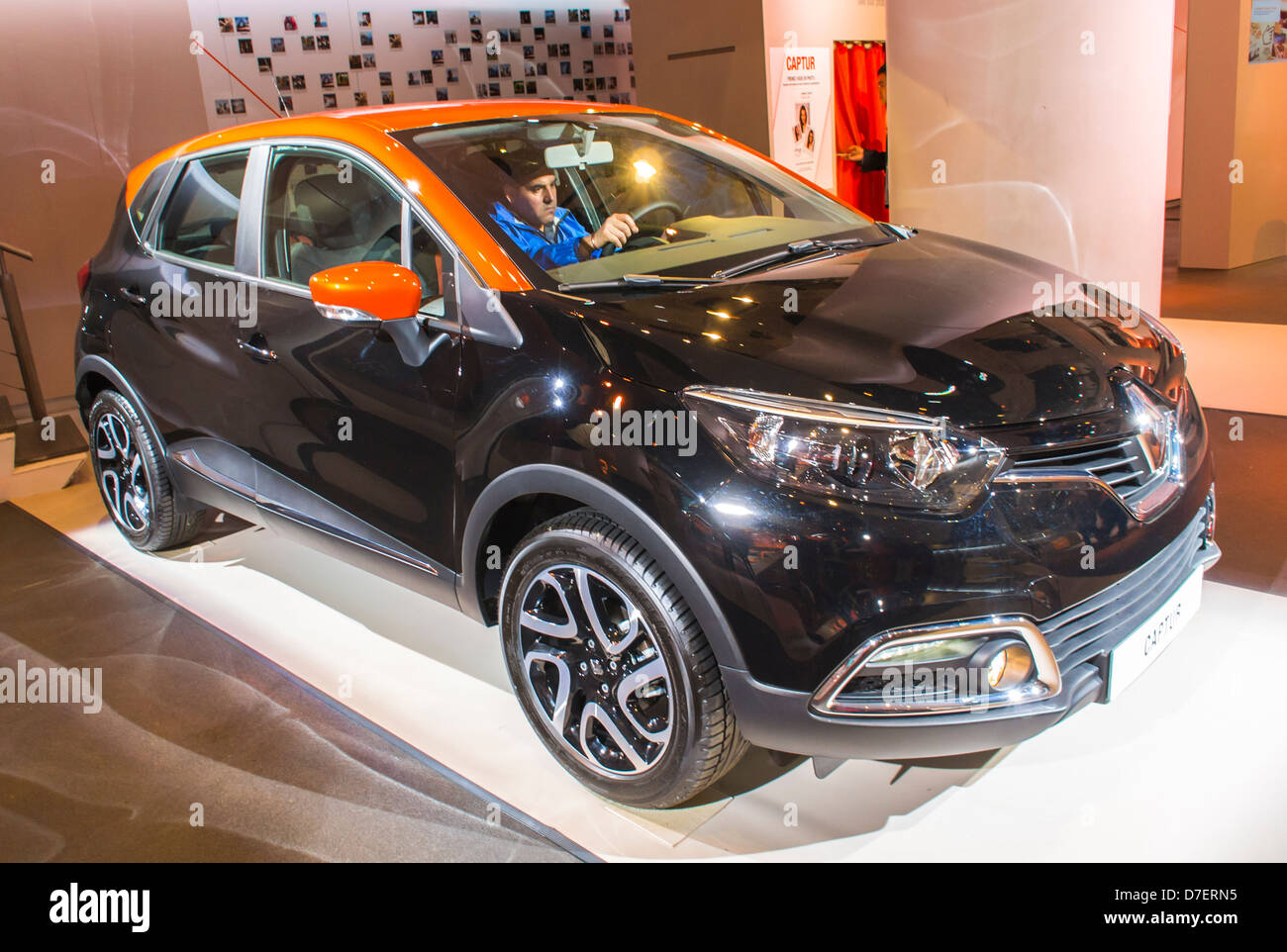 Paris, France, Display, Renault Corporation, New Car Showroom, Inside ...