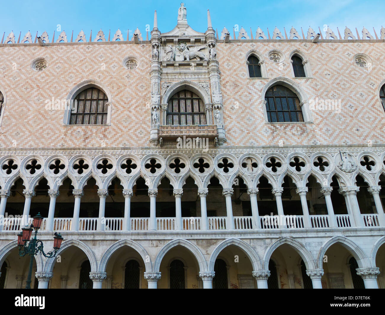Doge palace venetian gothic architecture museum venice italy hi-res ...