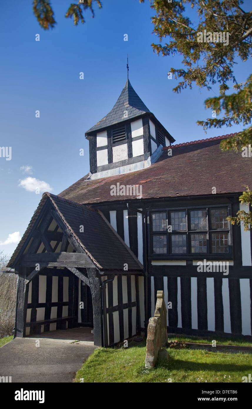 St Peter's Church, Melverley, Shropshire, England Stock Photo - Alamy