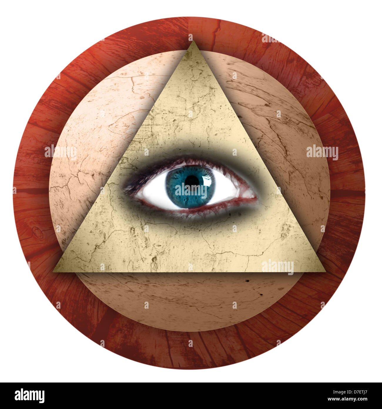 eye of god, concept of occultism Stock Photo - Alamy