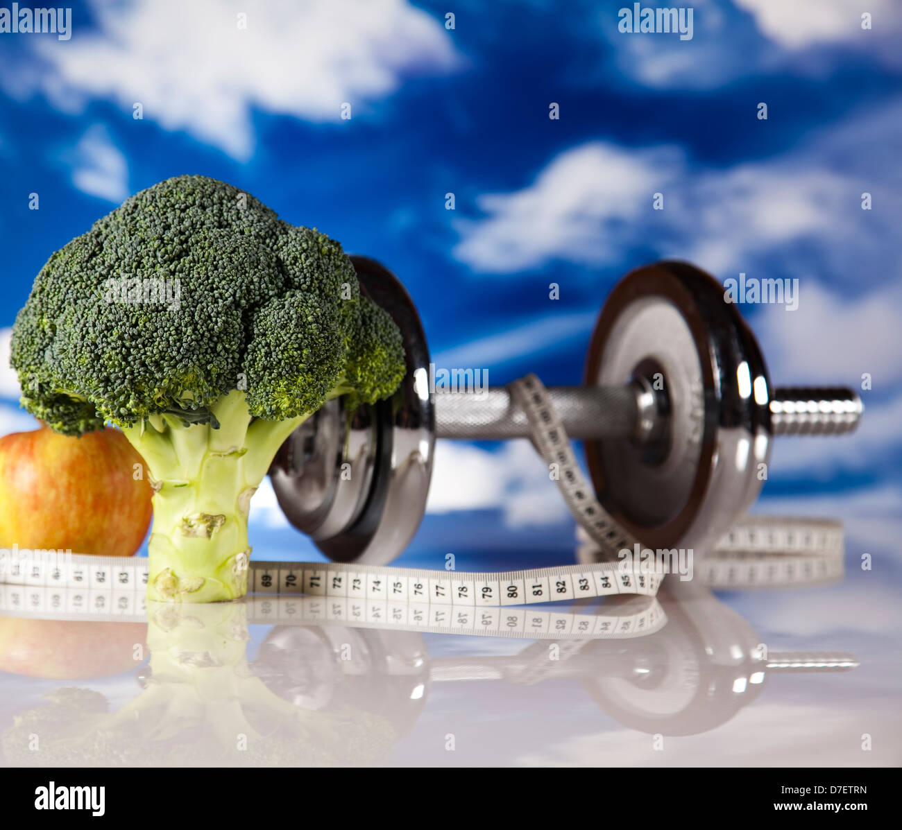 Fitness food, diet time Stock Photo - Alamy