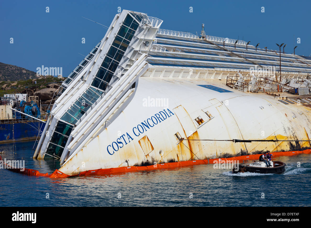 Costa Concordia shipwreck Stock Photo - Alamy