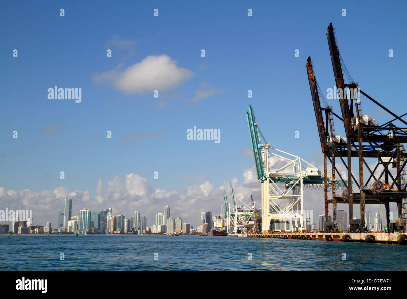 Miami Skyline Port High Resolution Stock Photography and Images - Alamy