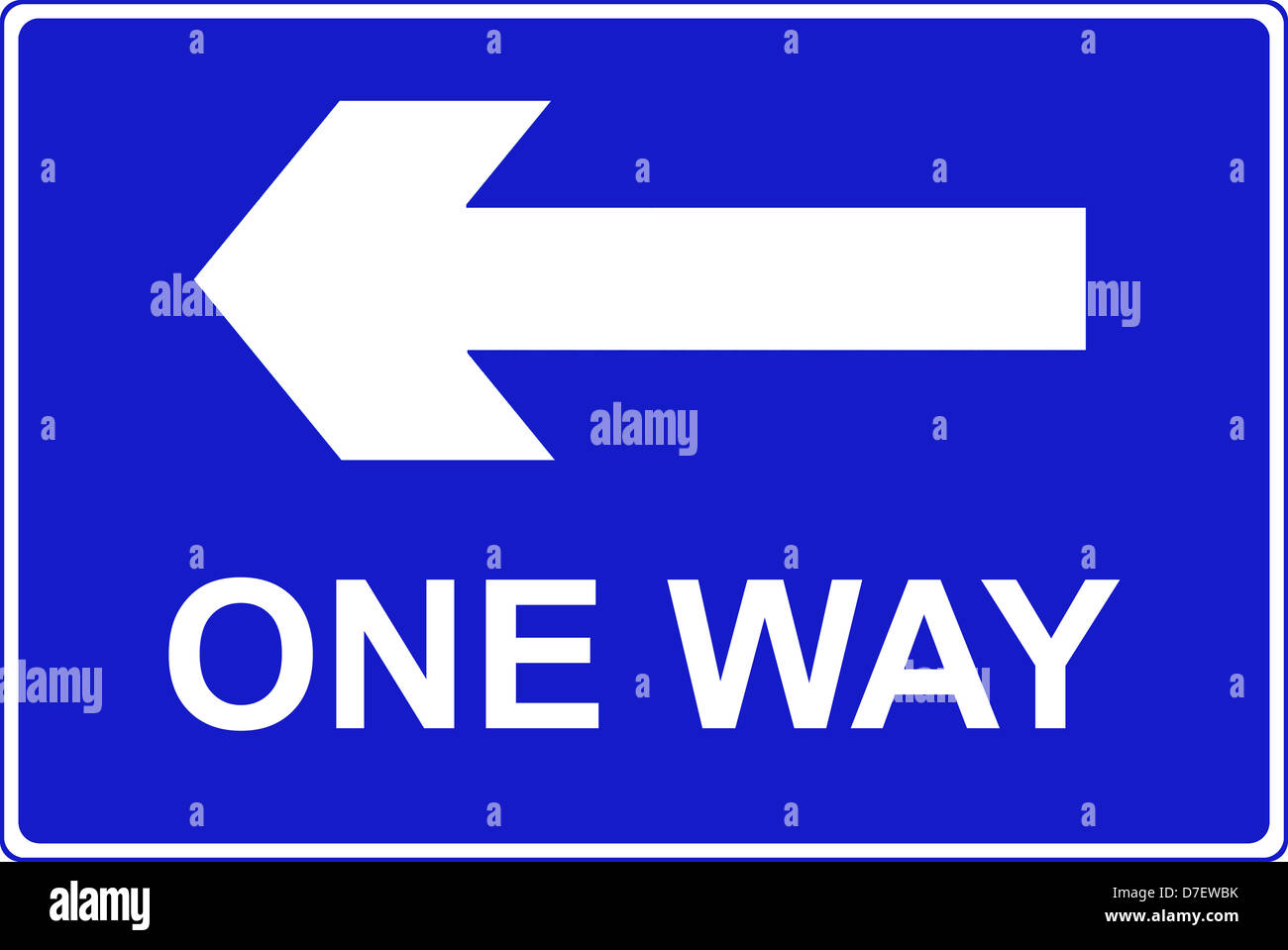 One way in the direction indicated hi-res stock photography and images ...