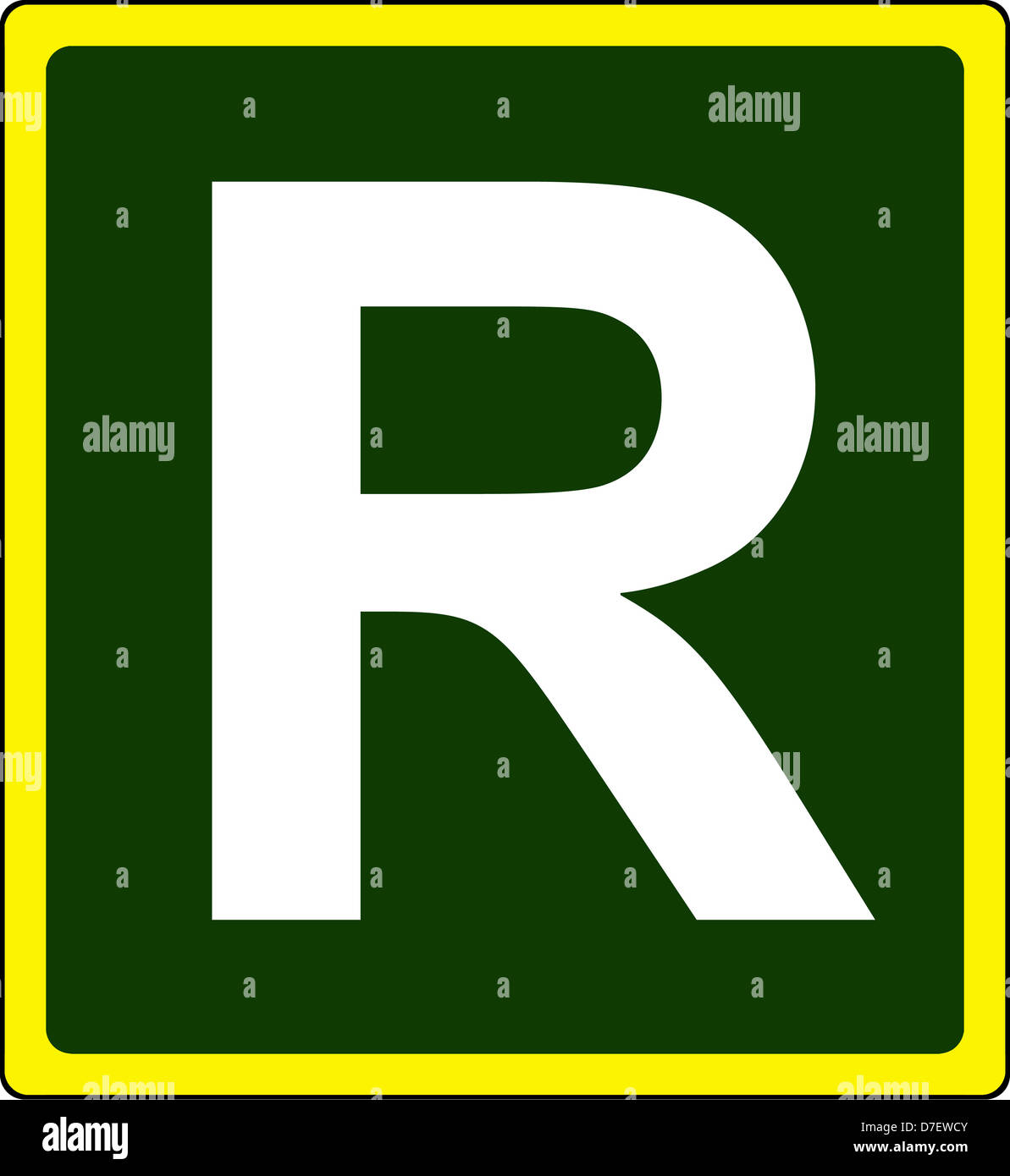 Primary route ring road around the city centre sign Stock Photo - Alamy