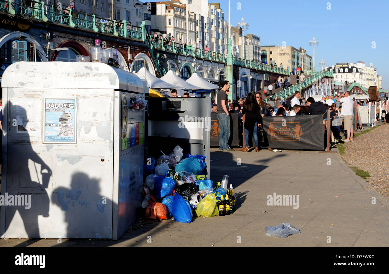 Brighton Beach Bins High Resolution Stock Photography and Images - Alamy