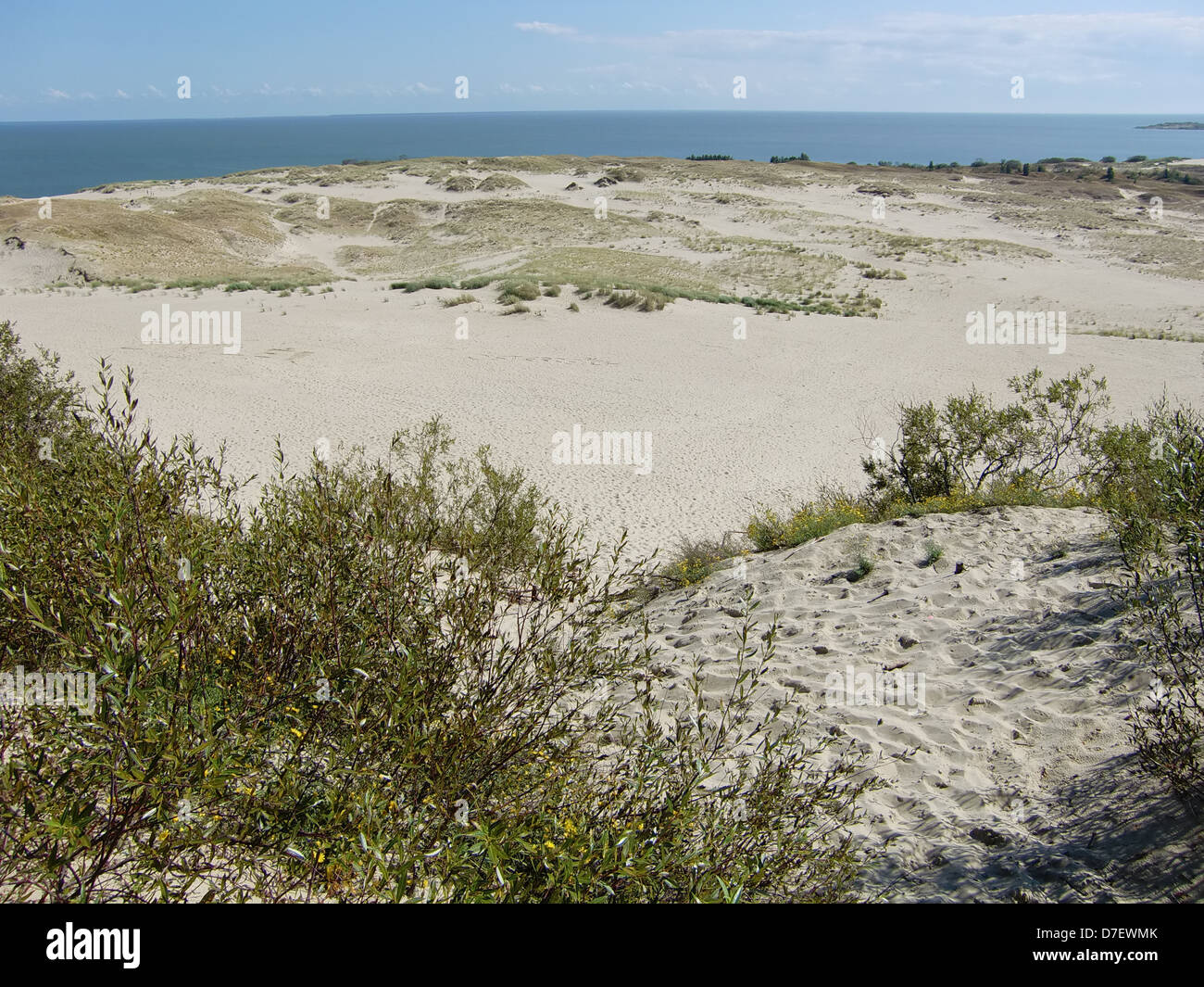 View from the Parnidzio dune (Nida, Neringa Municipality, Republic of ...