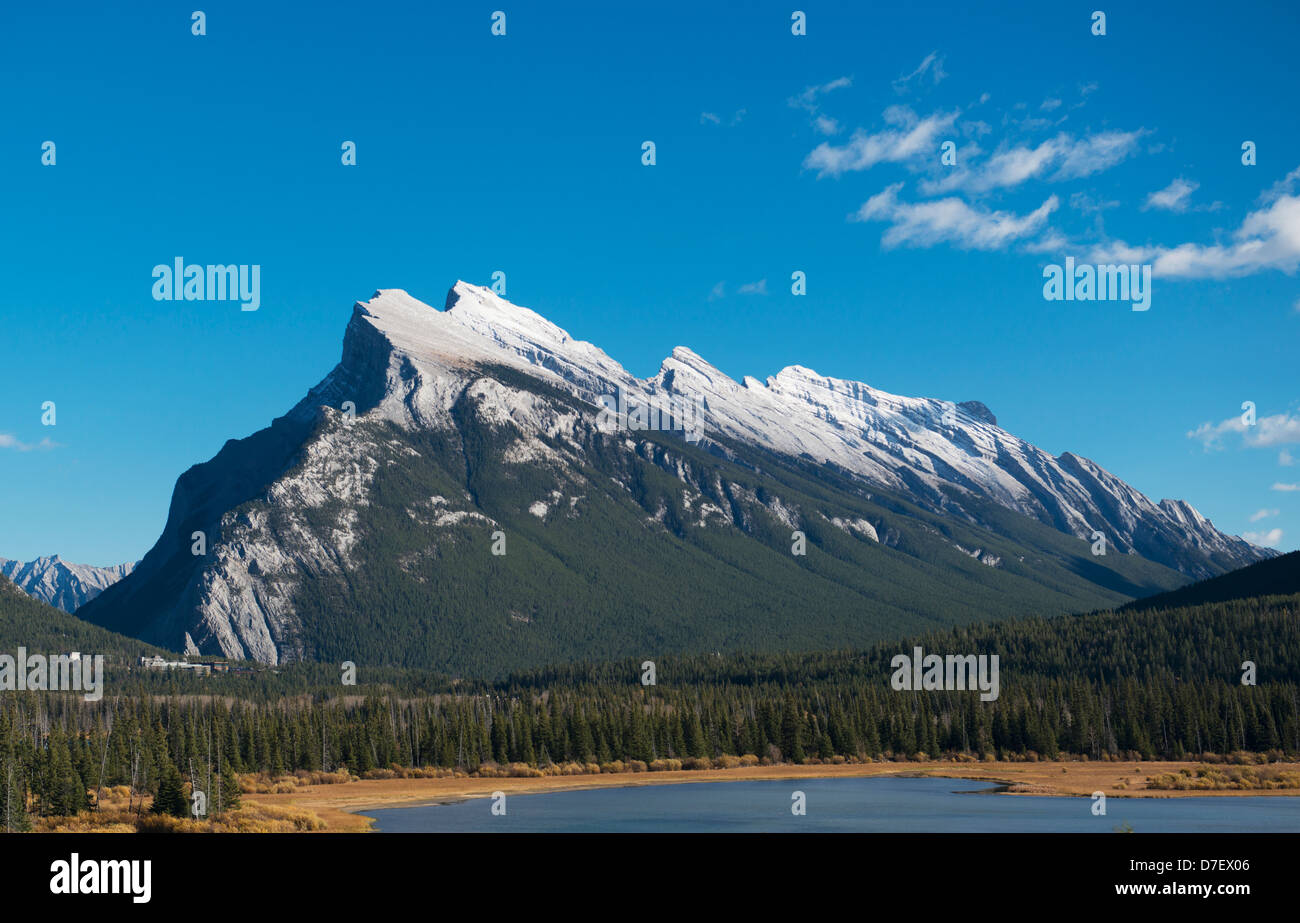 A rugged mountain in banff national park;Alberta canada Stock Photo - Alamy