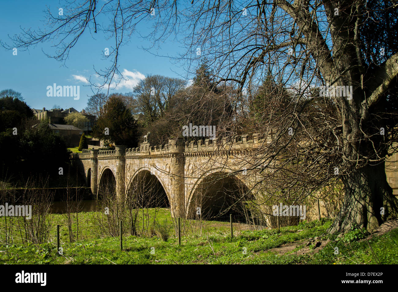 Lion Bridge, Alnwick High Resolution Stock Photography and Images - Alamy
